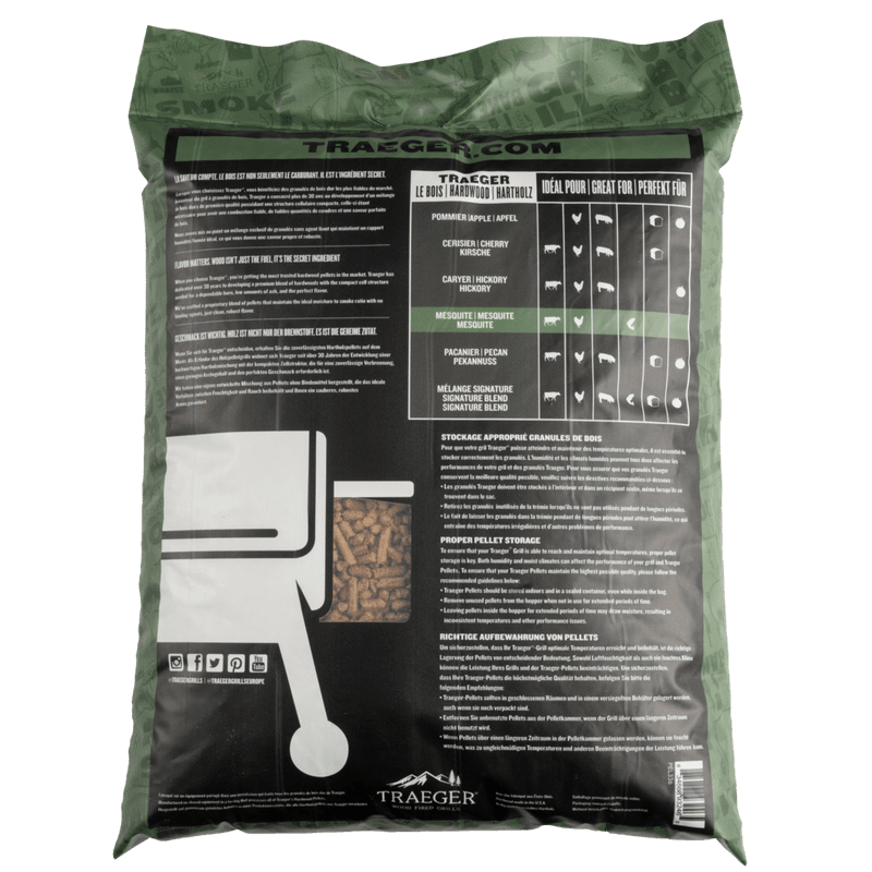 TRAEGER MESQUITE BBQ WOOD PELLETS 20 lb