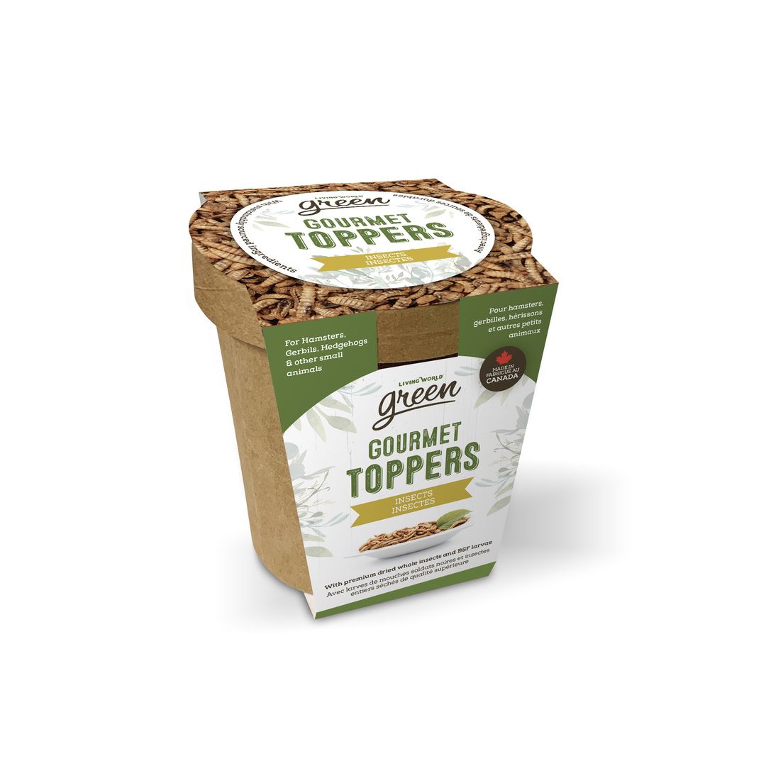 NOURRITURE GOURMET TOPPERS INSECTES 125G
