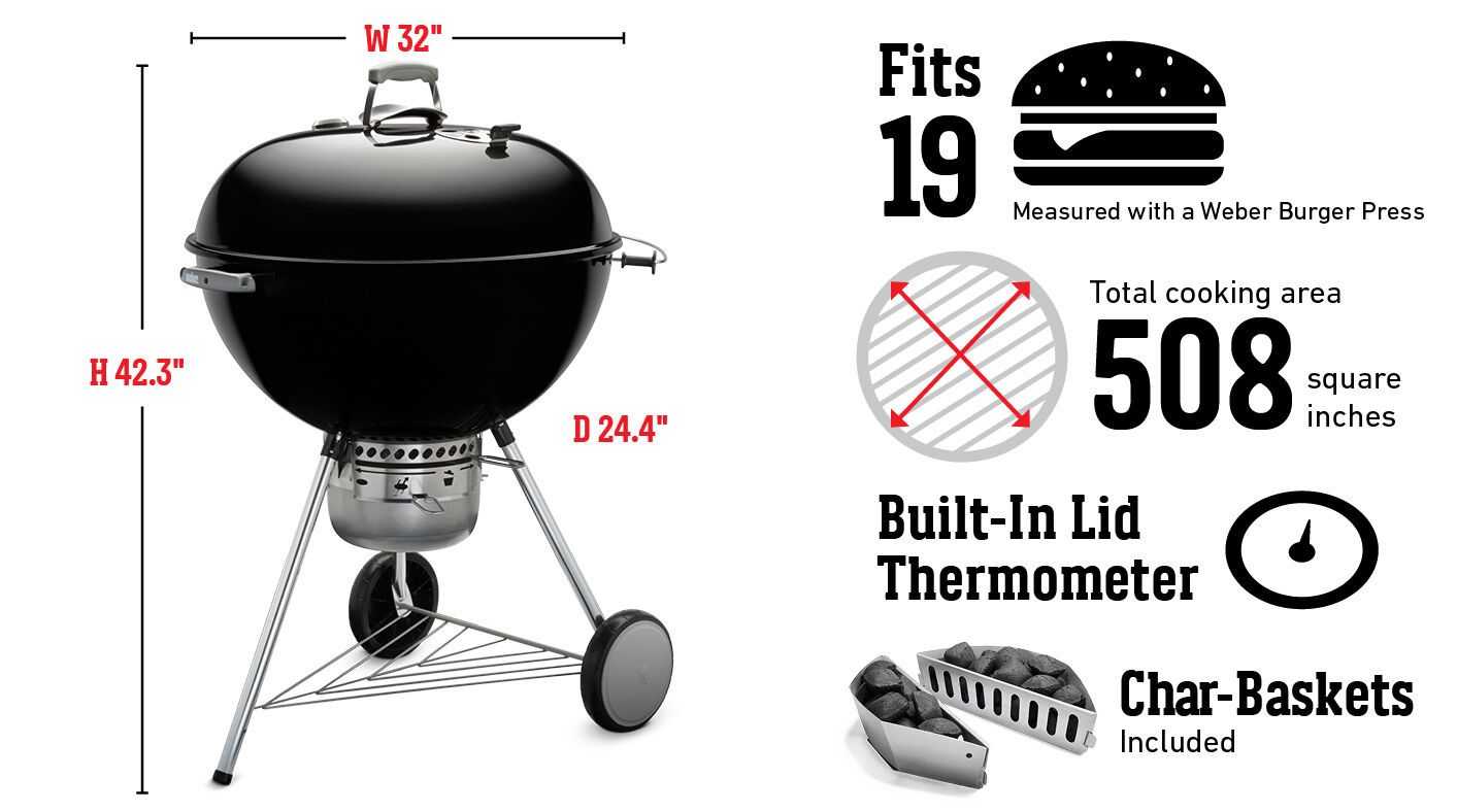 ORIGINAL KETTLE™ PREMIUM 26” CHARCOAL GRILL