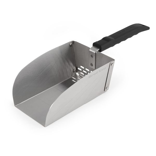 PELLET/CHARCOAL SCOOP STAINLESS STEEL