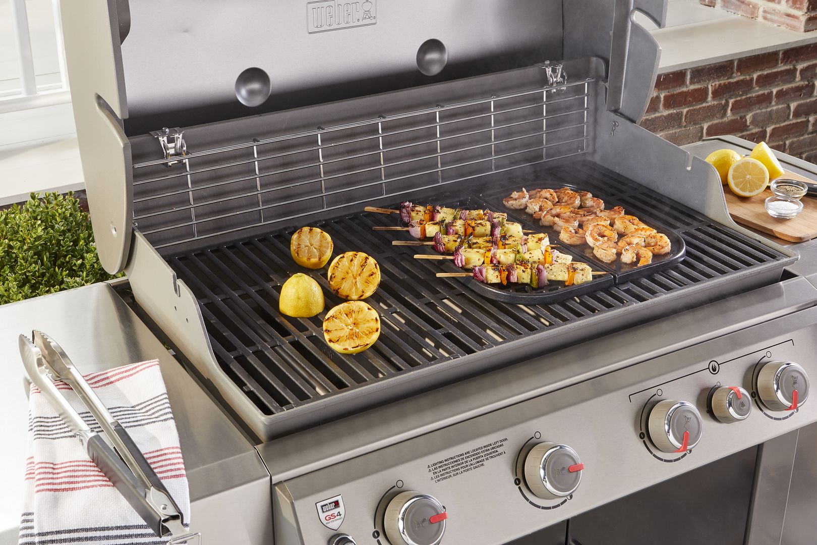 GRILLE ET PLANCHA GOURMET BBQ SYSTEM
