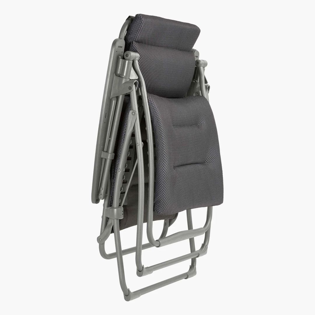 FAUTEUIL RELAX PLIANT FUTURA BECOMFORT GRIS SOMBRE
