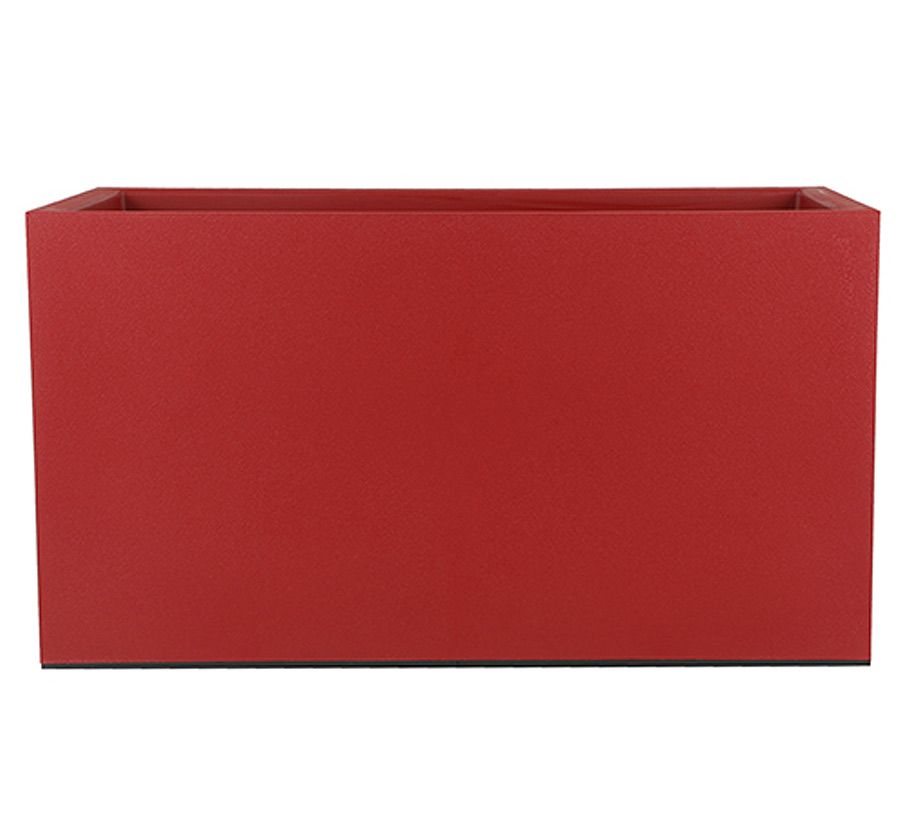 PLANTER GRANIT RECTANGLE 80 X 40 RED 31.1 X 15.6 X 17.5IN 85 L