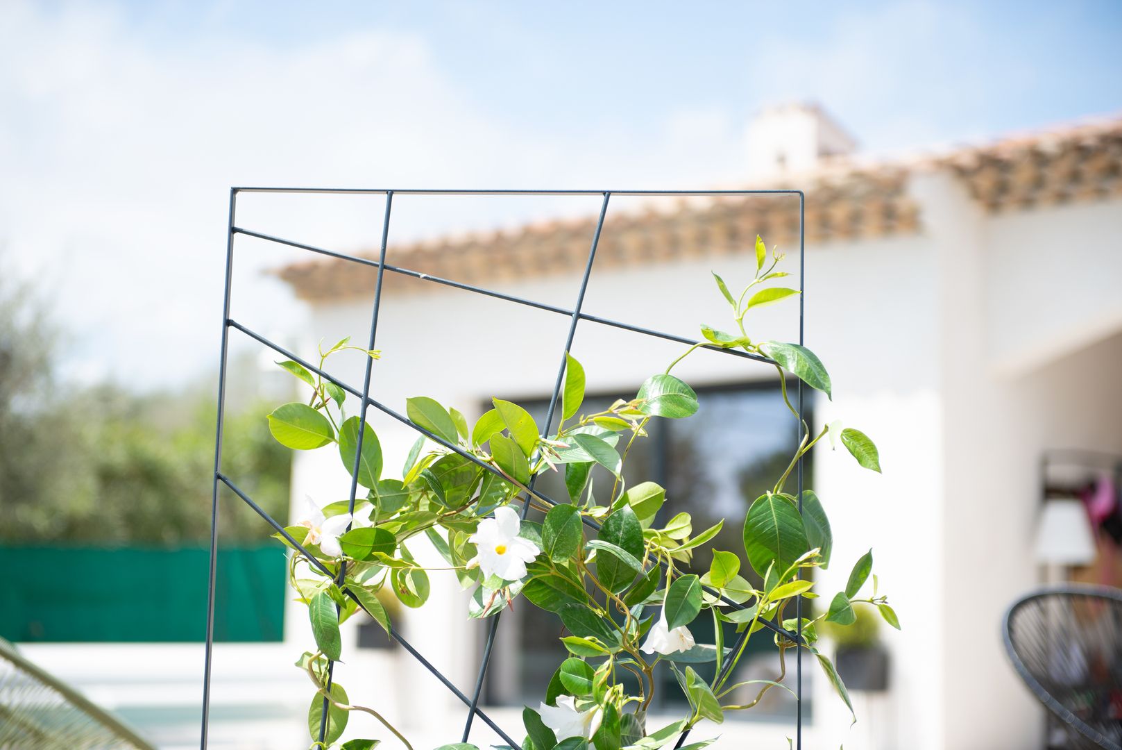 TREILLIS MANDALA ANTHRACITE 55X100CM